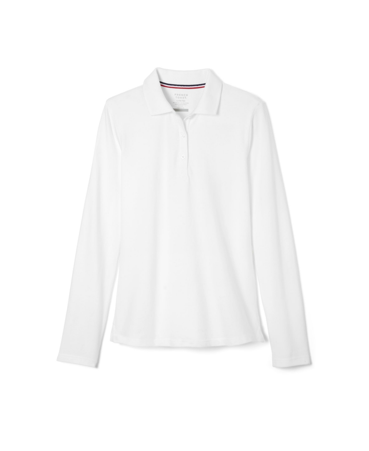 Click here for French Toast Big Girls Long Sleeve Stretch Pique P... prices