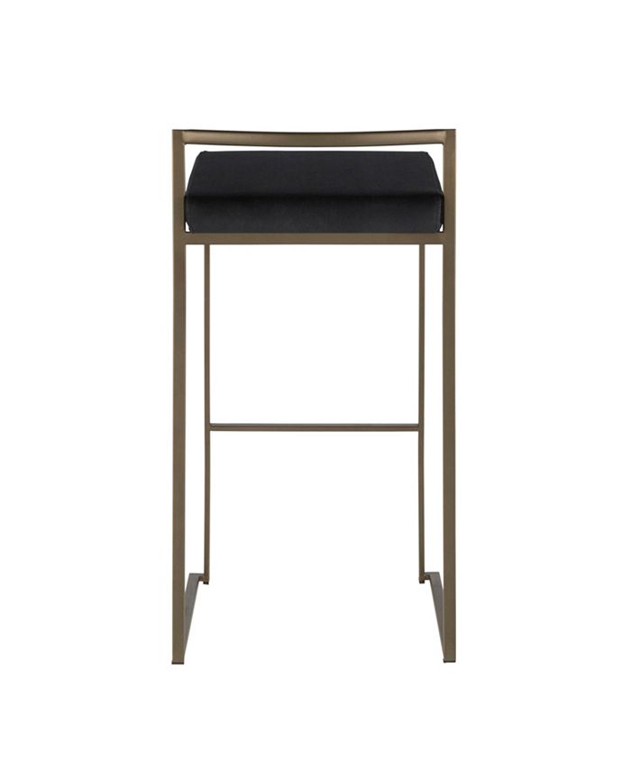 Lumisource Fuji Antique Bar Stool, Set of 2 - Macy's