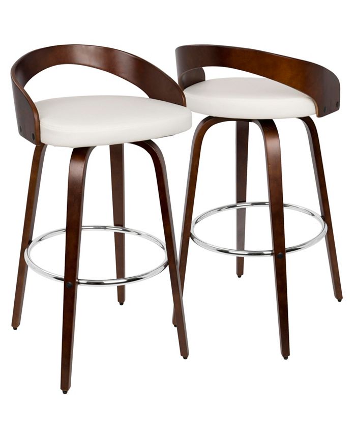 Lumisource Grotto Bar Stool, Set of 2 - Macy's