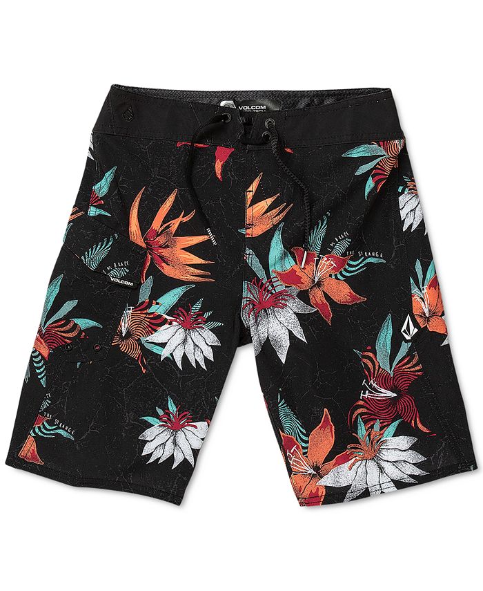 Volcom Toddler & Little Boys Verano Stone Printed Swim Trunks - Macy's