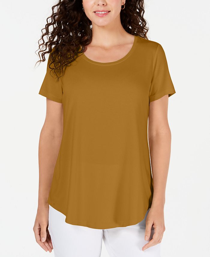 JM Collection Scoop-Neck Top, Created for Macy's - Macy's
