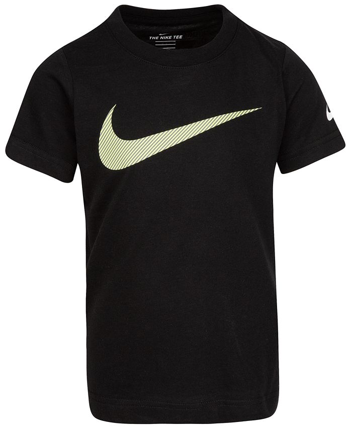 Nike Toddler Boys Swoosh-Print Cotton T-Shirt - Macy's