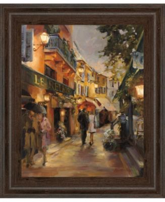 Classy Art Evening in Paris by Marilyn Hageman Framed Print Wall Art ...