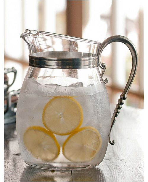 Storing Lemonade In A Pewter Pitcher