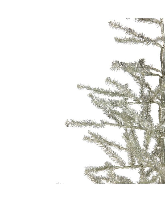 Northlight 5' Silver Tinsel Twig Artificial Christmas Tree - Unlit - Macy's