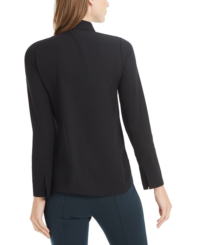 Anne Klein Split-Cuff Blouse - Macy's
