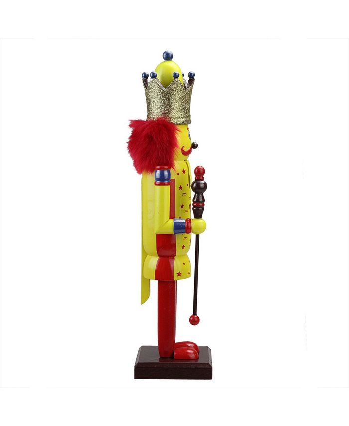 Northlight 14" Decorative Yellow and Red Sugar Daddy King Wooden ...