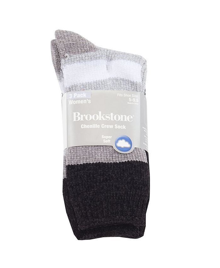 Brookstone Chenille Sock, 3 Pack - Macy's