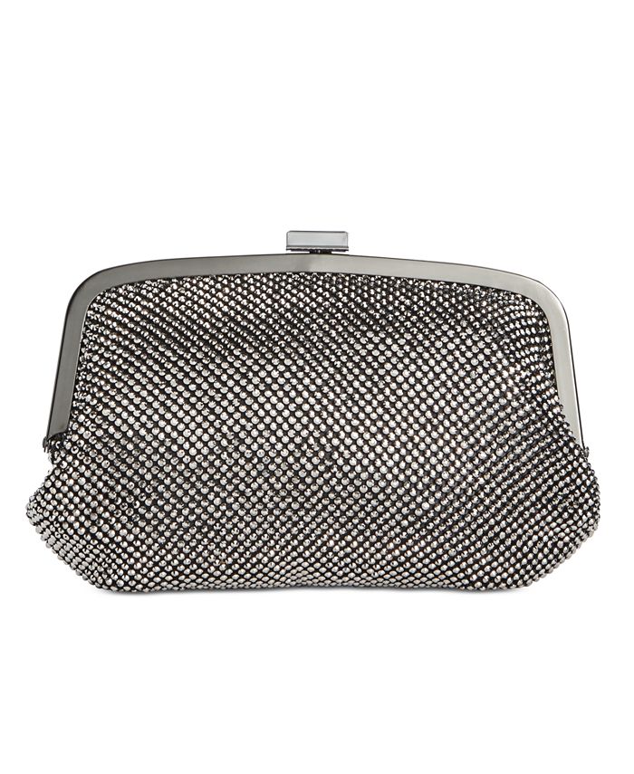 I.N.C. International Concepts Patsy Diamond Mesh Frame Clutch, Created ...