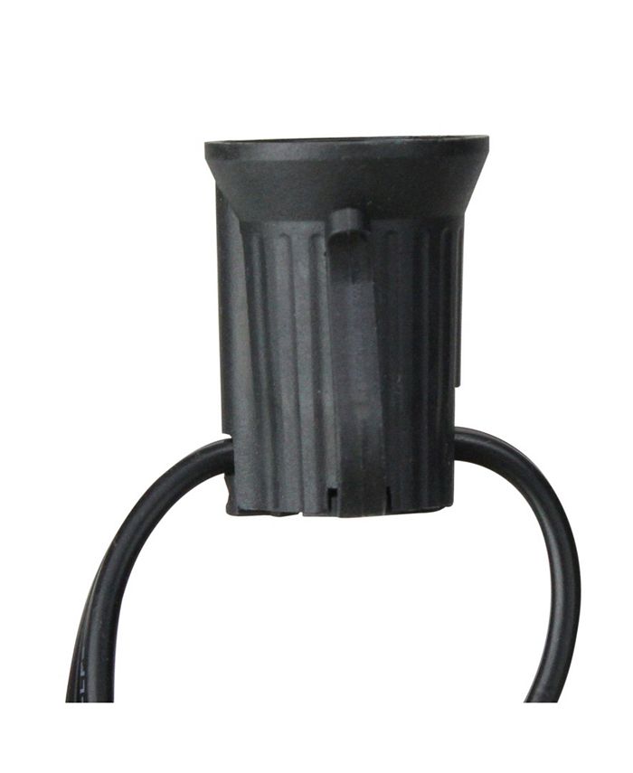 Northlight 25' Commercial C9 Christmas Light Socket Set - 12" Spacing ...