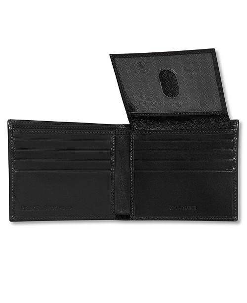 Perry Ellis Portfolio Men's Premium Leather Sutton Bifold Wallet ...