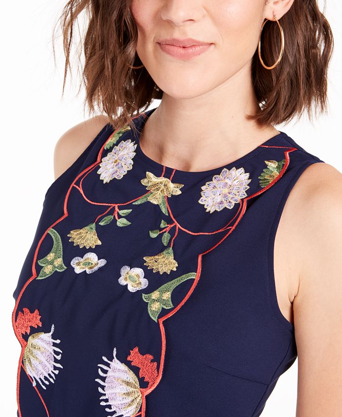 foxiedox Iris Embroidered Dress - Macy's