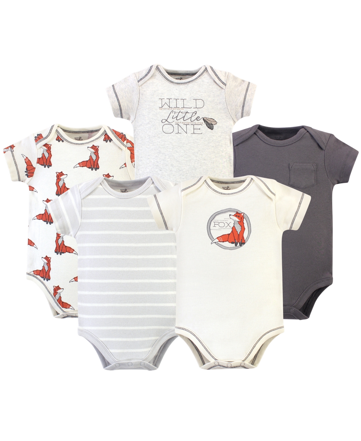 Click here for Touched by Nature Baby Boys Natural Cotton One-Pie... prices