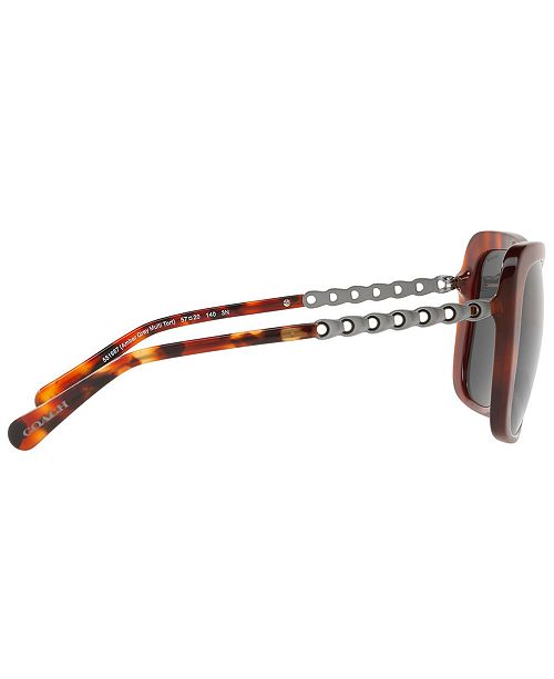 COACH Sunglasses, HC8237 57 L1026 & Reviews - Sunglasses by Sunglass ...