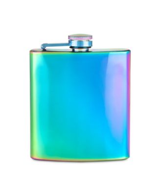 Blush Mirage Iridescent Stainless Steel Flask, 6 Oz - Macy's