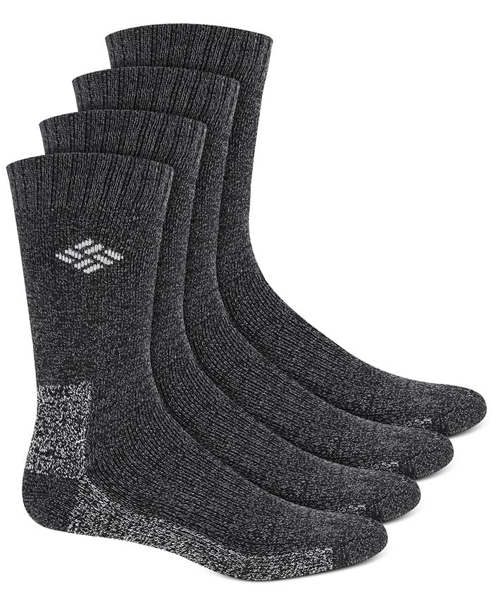 Columbia Men's 4-Pk. Moisture-Control Boot Socks - Macy's