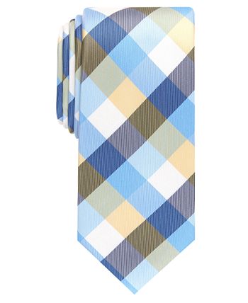 Nautica Pacific Plaid Tie - Macy's