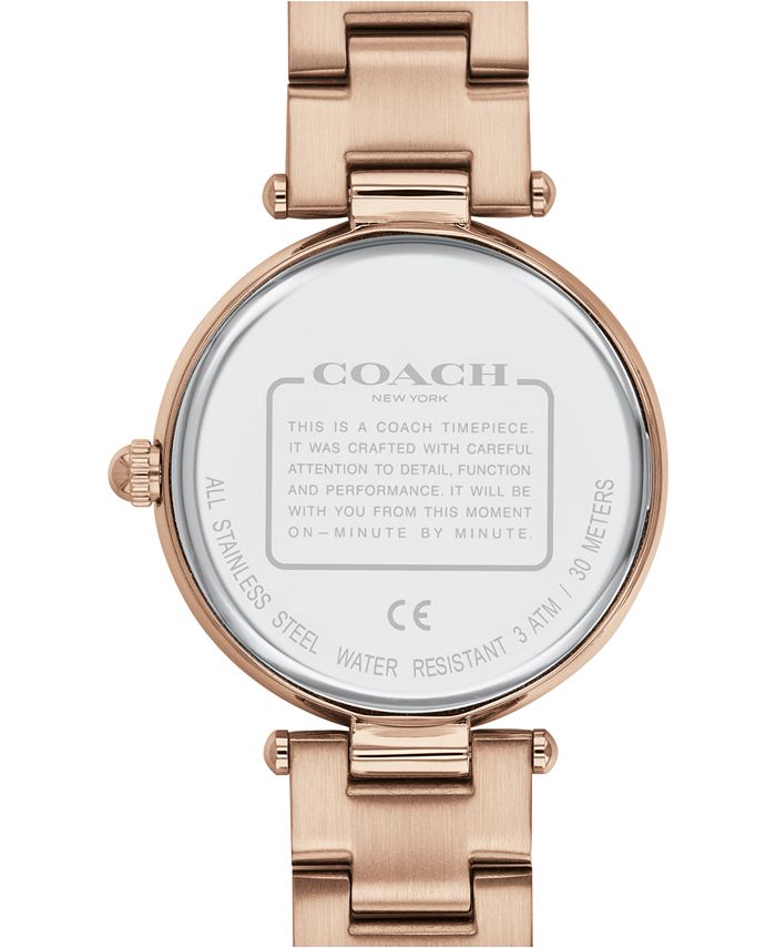 COACH Women's Park Rainbow Pavé Bracelet Watch 34mm - Macy's