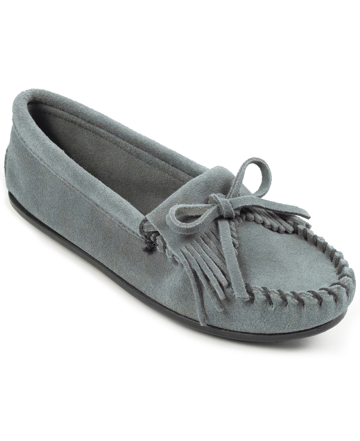 Click here for Minnetonka Womens Kilty Hardsole Moccasin - Storm... prices
