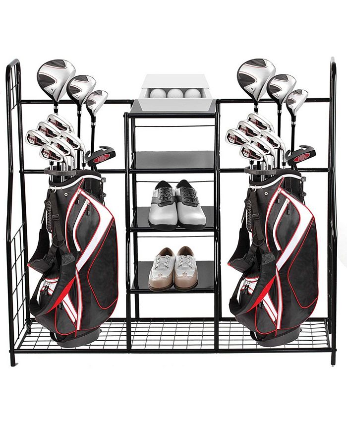 HomeIT Golf Bag Sports Dual Golf Storage Organizer - Golf Organizer ...