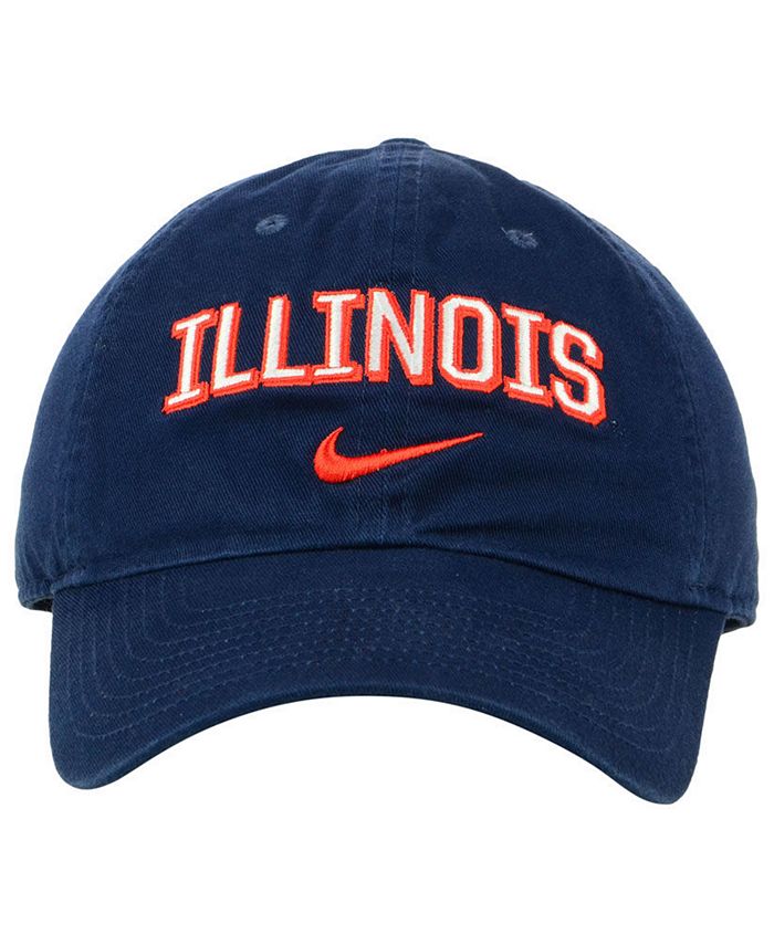 Nike Illinois Fighting Illini H86 Wordmark Swoosh Cap - Macy's