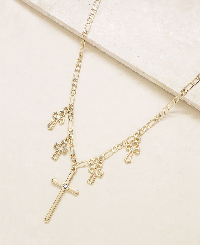 ETTIKA Multi Cross Necklace - Macy's