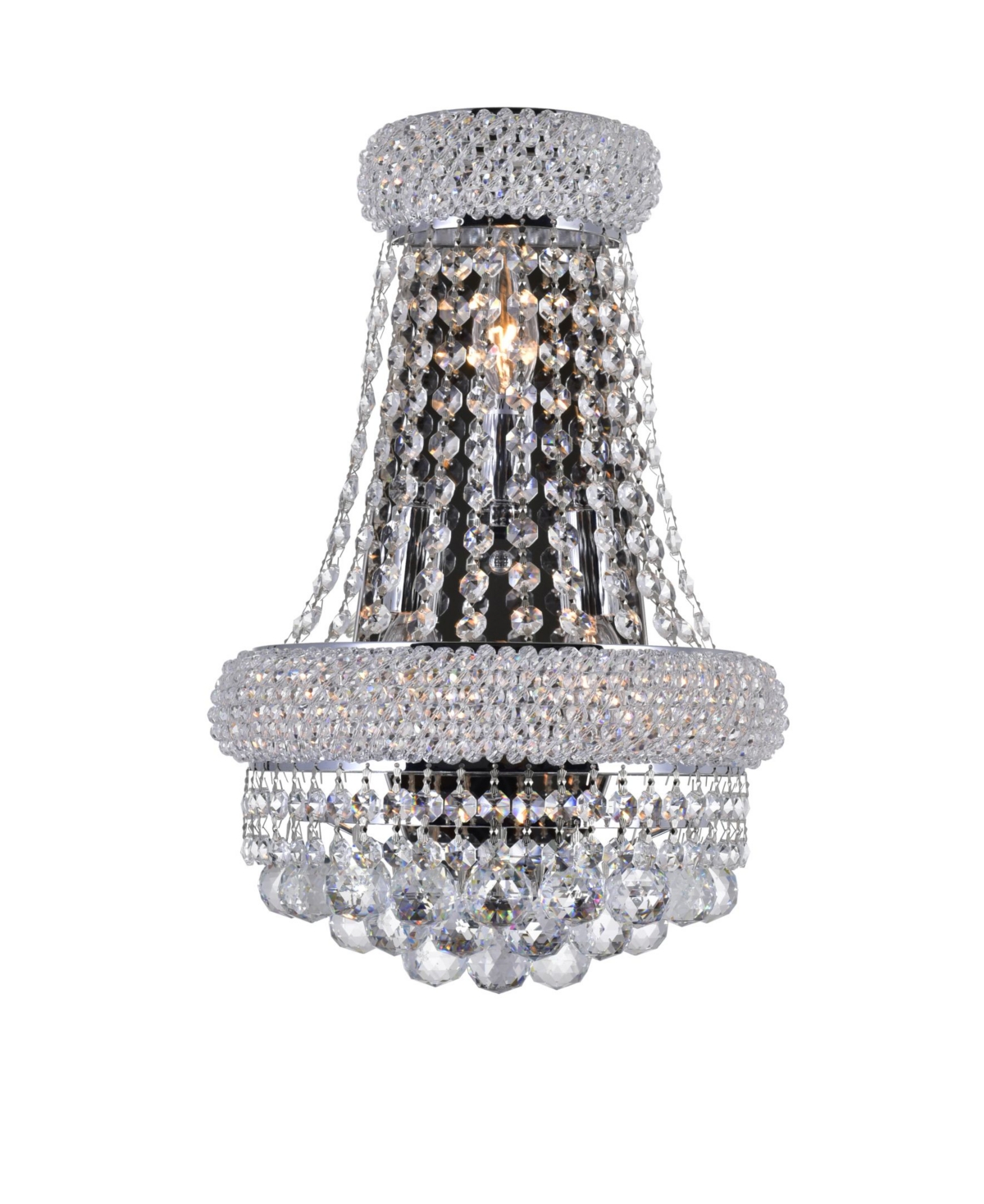 Click here for Cwi Lighting Empire 3 Light Wall Sconce - Chrome prices