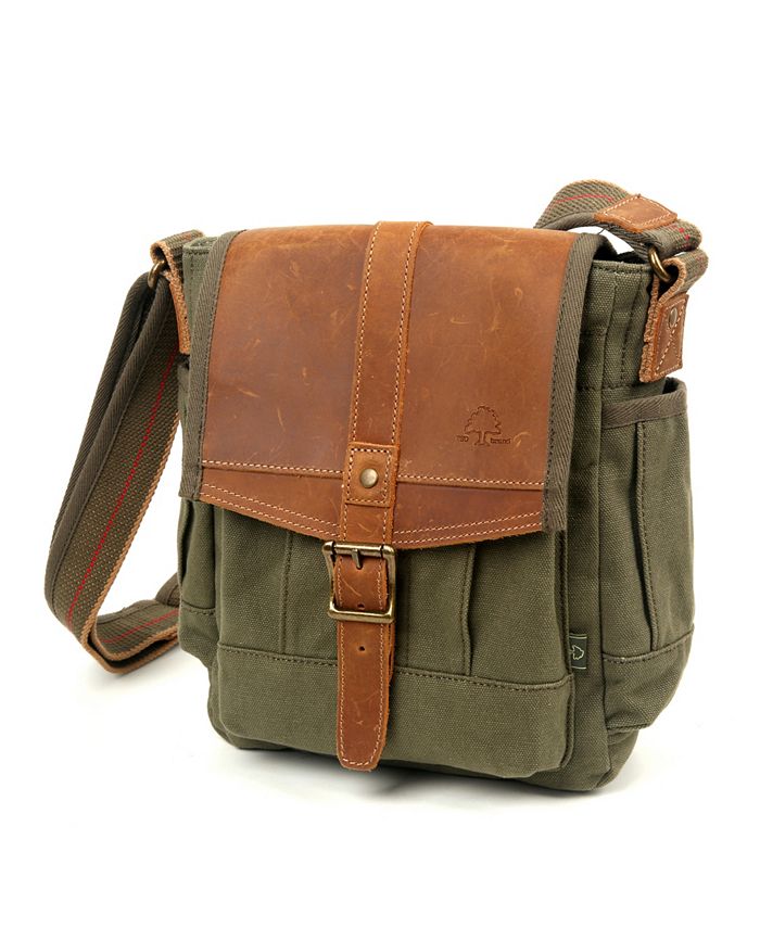 TSD BRAND Turtle Ridge Canvas Crossbody Bag - Macy's
