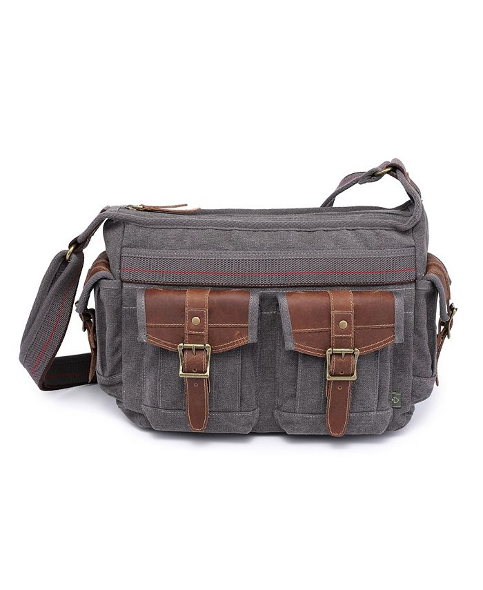 TSD BRAND Turtle Ridge Canvas Mail Bag - Macy's