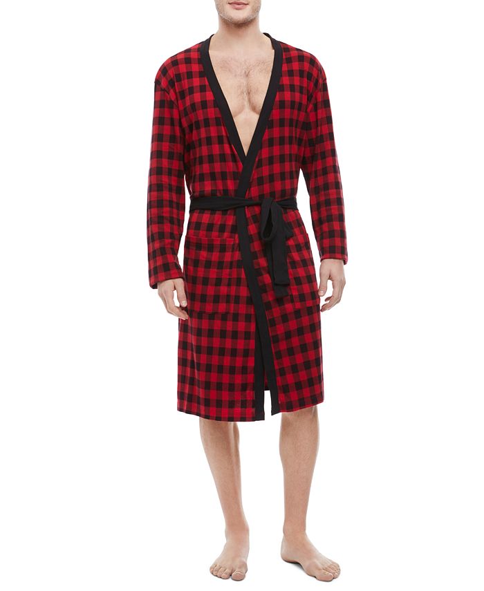 2(x)ist Men's Plaid Cotton Robe - Macy's