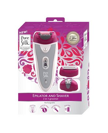 Pure Silk 1700 Series Rechargeable 3-In-1 Epilator and Shaver - Macy's