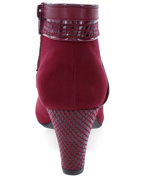 Karen Scott Wendaa Dress Booties, Created for Macy's & Reviews - Boots ...