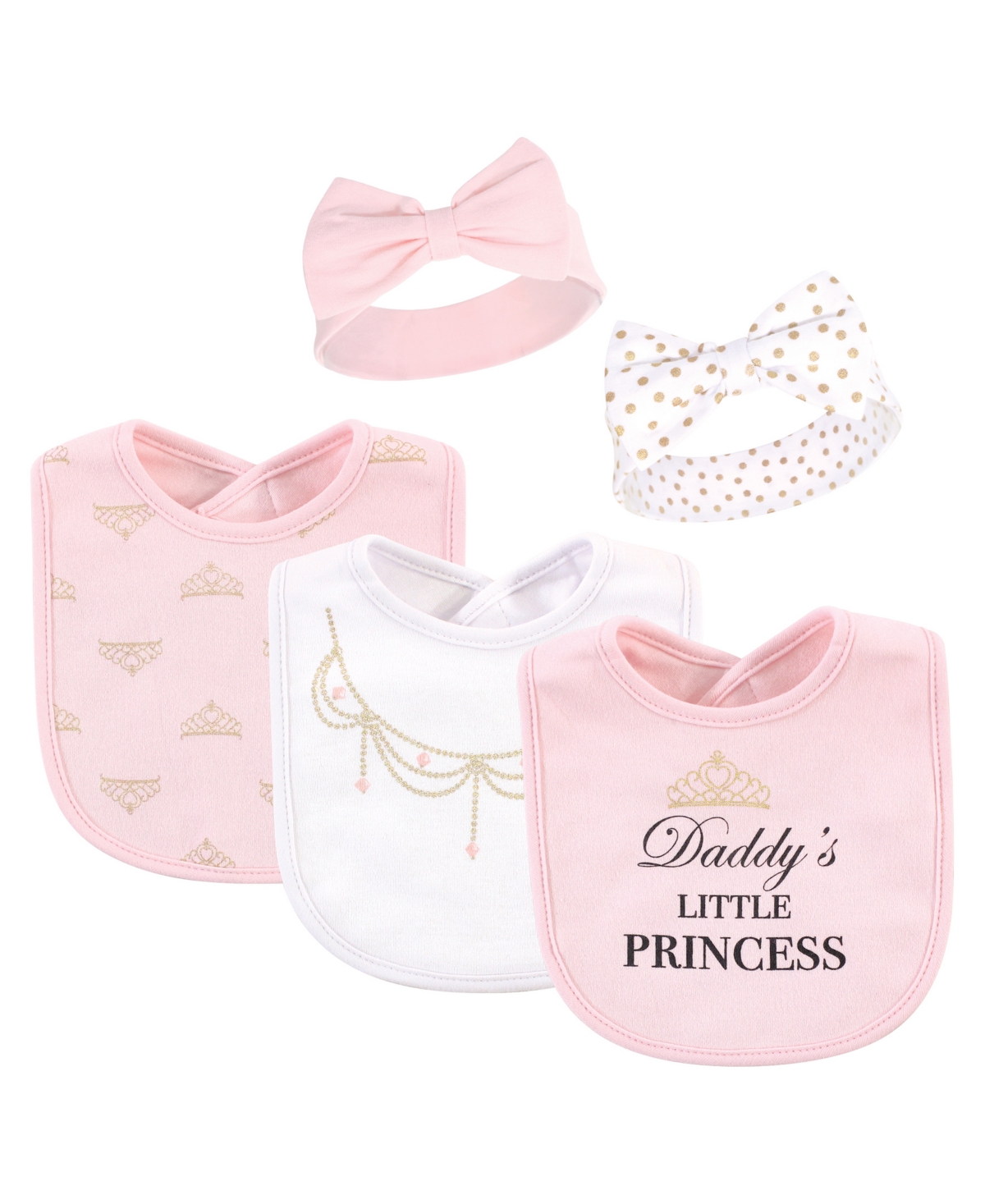 Click here for Little Treasure Baby Girl Cotton Bib and Headband... prices