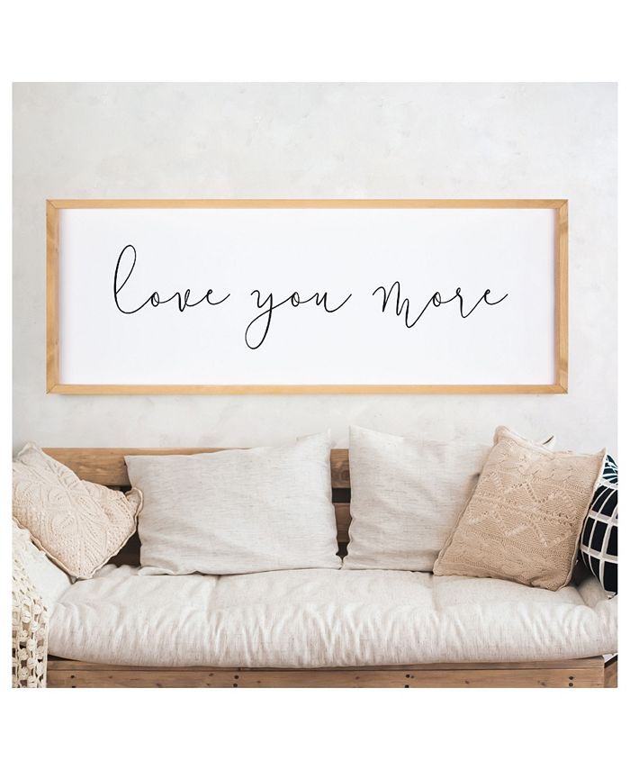 P Graham Dunn Love You More Wall Art - Macy's