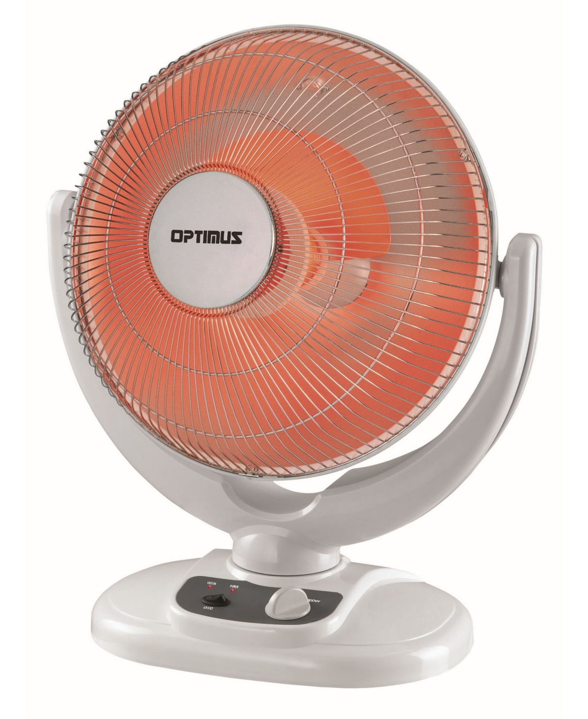 Click here for Optimus 14 in. Ocillating Dish Heater - White prices