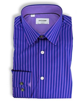 Duchamp London Stripe Dress Shirt - Macy's