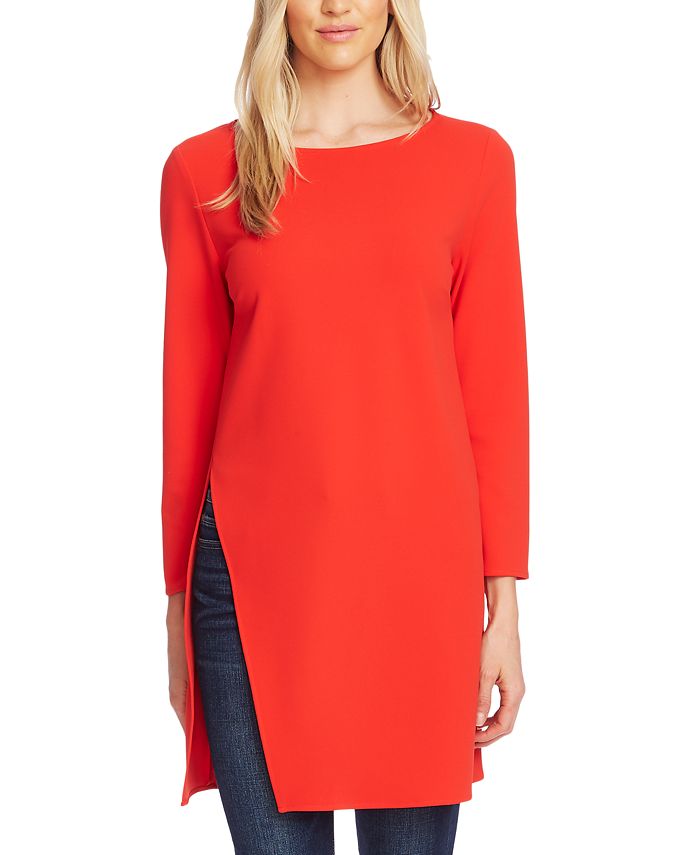 Vince Camuto Split-Hem Tunic Top - Macy's