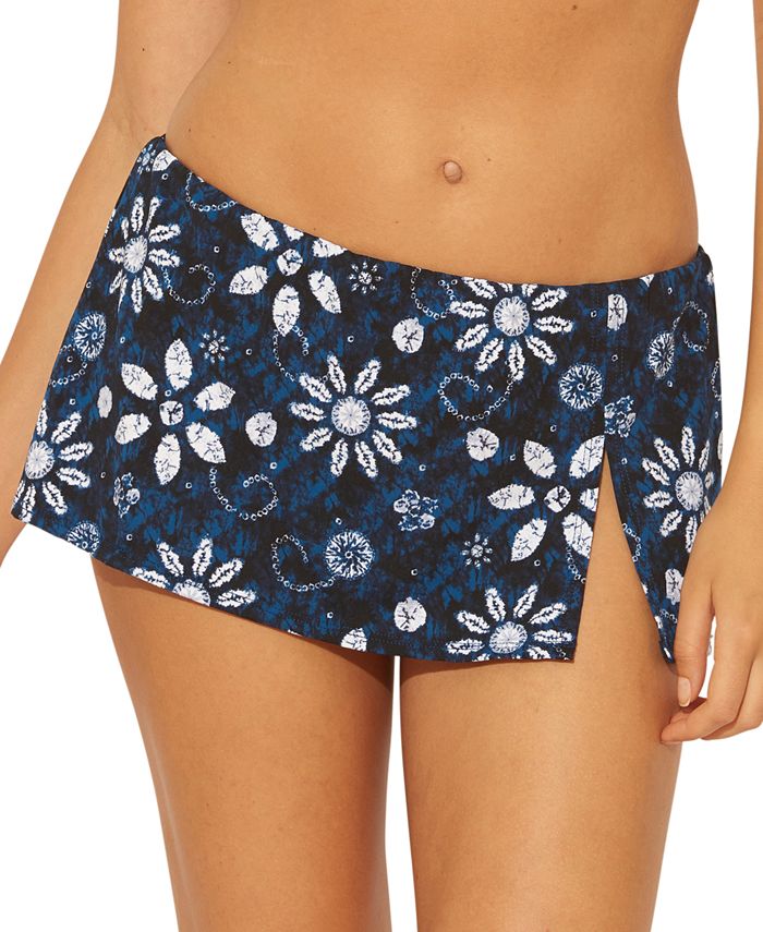 Bleu By Rod Beattie Printed Skirted Bikini Bottoms Macys