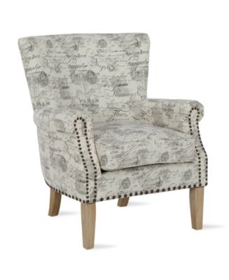 Dorel Living Matthews Nail Head Accent Chair - Macy's