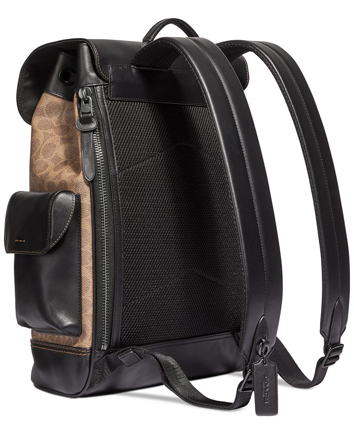 COACH Men's Rivington Signature Backpack - Macy's