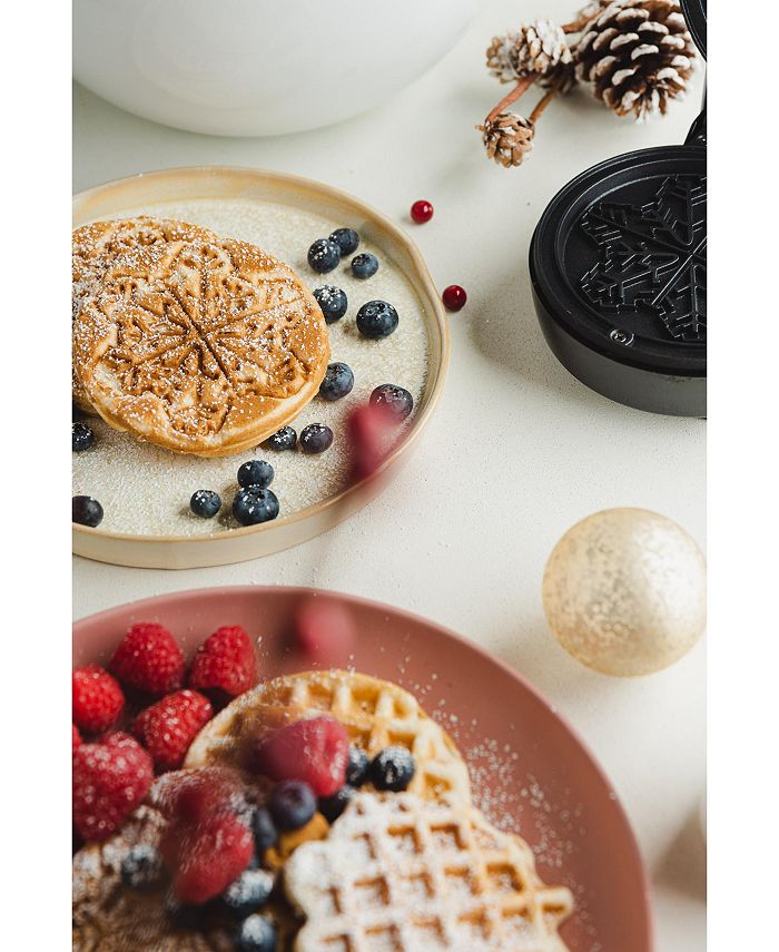 Bella Mini-Waffle Maker Snowflake - Macy's