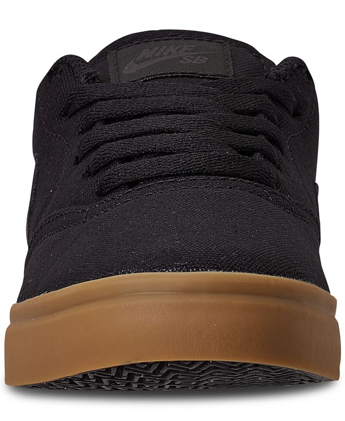 Nike Boys SB Check Canvas Skateboarding Sneakers from Finish Line - Macy's