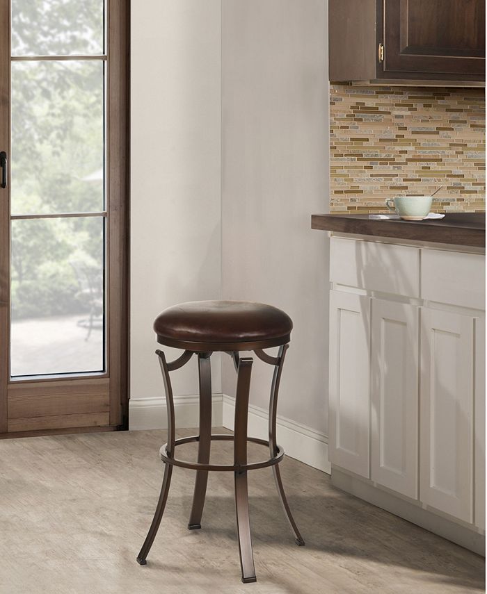 Hillsdale Kelford Backless Swivel Bar Height Stool - Macy's