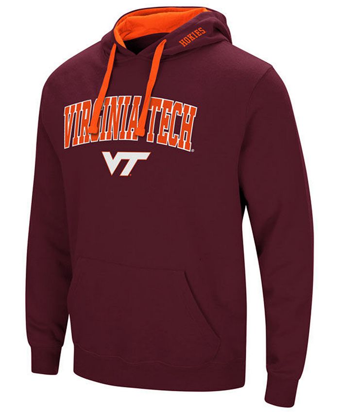 Colosseum Men's Virginia Tech Hokies Arch Logo Hoodie - Macy's