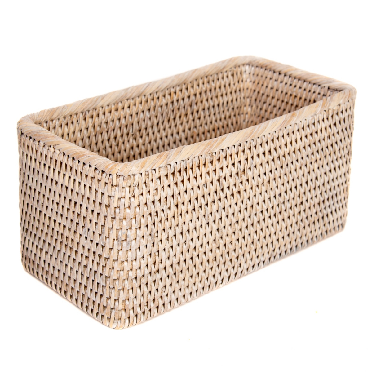 Click here for Artifacts Rattan Rectangular Basket - Off-White prices