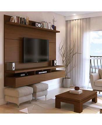 Manhattan Comfort City 2.2 Floating Wall Theater Entertainment Center ...