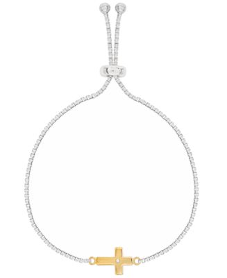 My Very Own Diamond Children's Diamond Accent Cross Adjustable ...