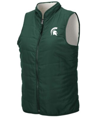 Colosseum Women's Michigan State Spartans Blatch Reversible Vest - Macy's