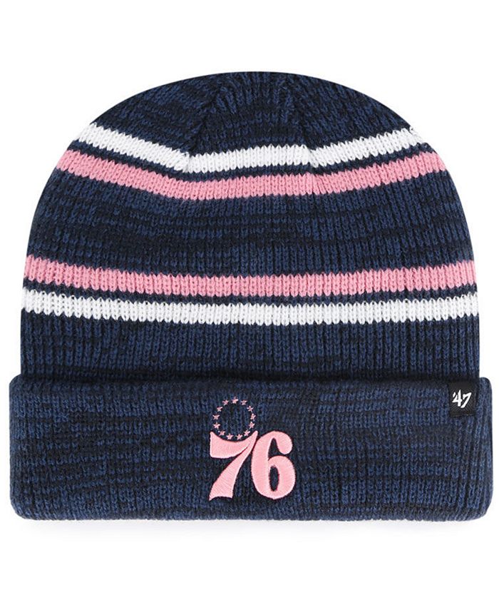 '47 Brand Philadelphia 76ers Marled Stripe Cuff Knit Hat - Macy's