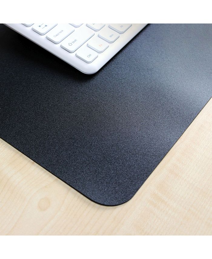 Floortex Desktex Black PVC Desk Mats Rectangular Shaped - Macy's